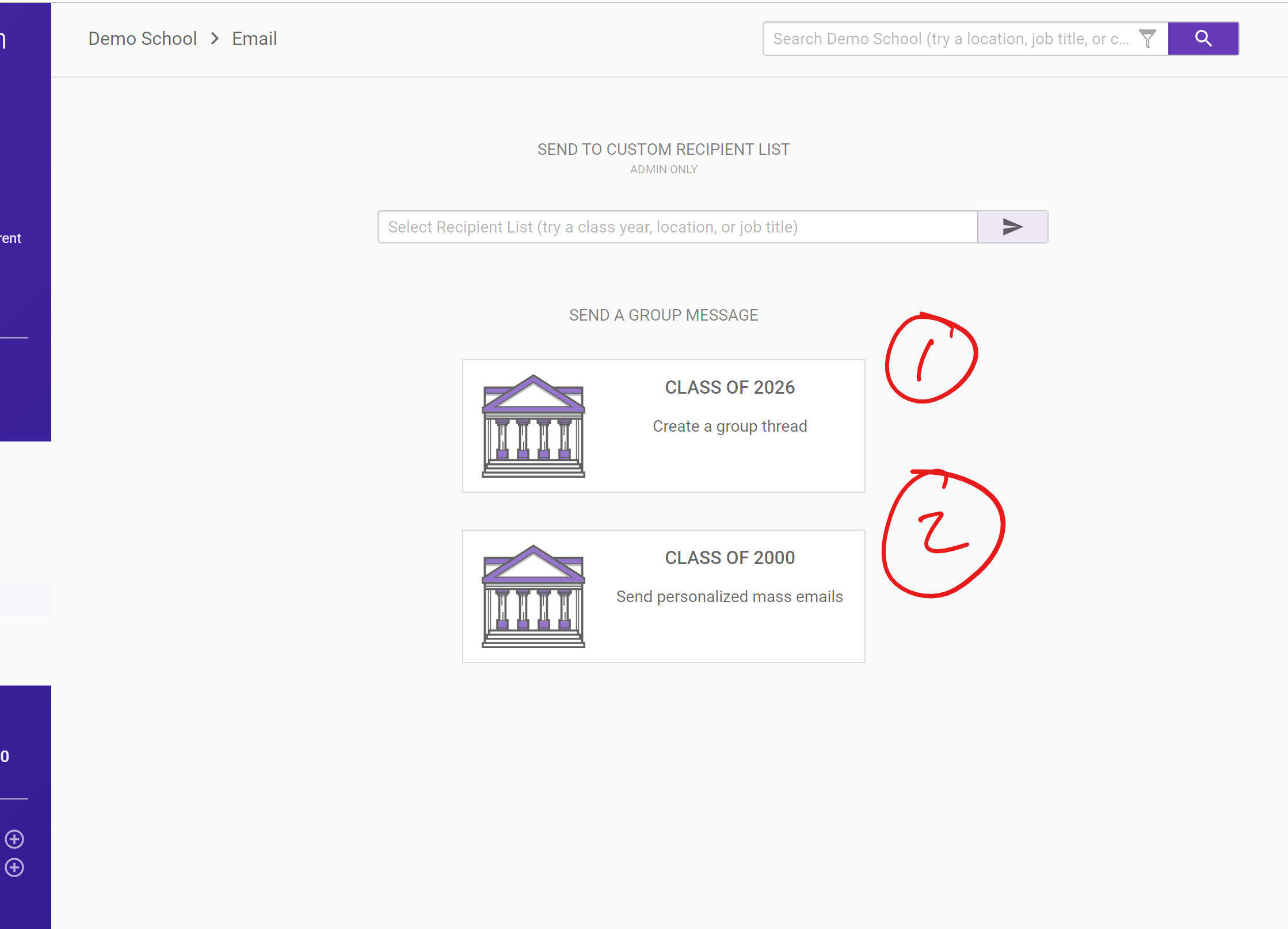 Role Permissions Mail Merge Wavelength
